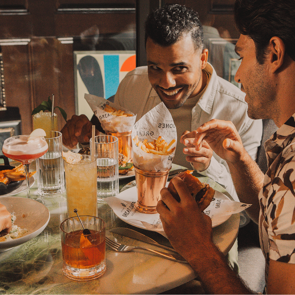 The Restaurant Menus | Great Jones Distillery